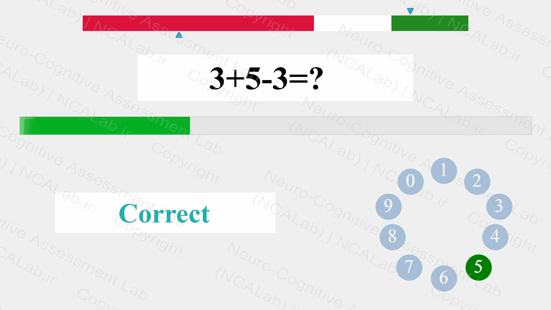 نرم افزار آزمون استرس القائی مونترال Montreal Imaging Stress Task